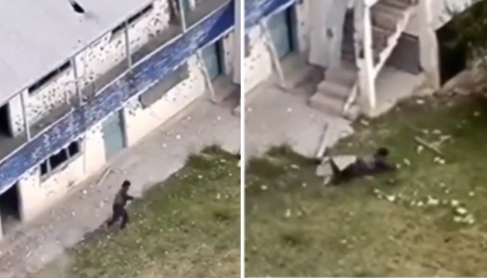 Baramulla encounter: Dramatic video shows one of the three terrorists ...