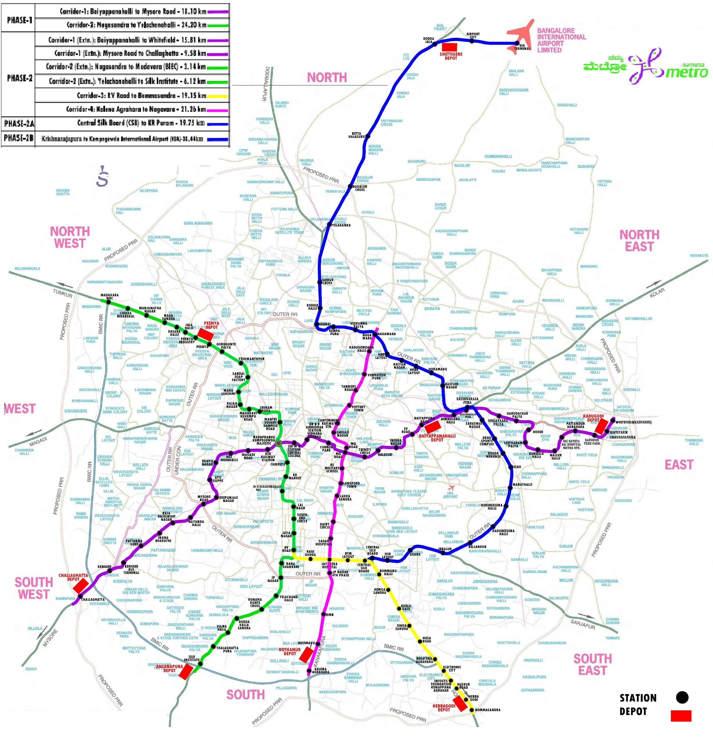 Central urban development dept greenlights Bengaluru metro’s 3A project ...