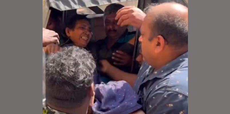 wild boar rushed out of the forest and hit woman spinal injury ...