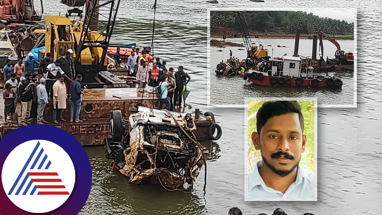 Shirur Landslide Truck driver Arjun dead body found in gangavali river ...