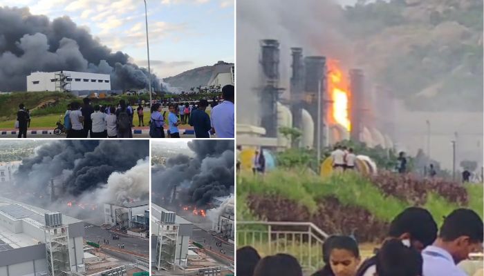 Fire accident at Tata company near Hosur, rescue ops underway - Asianet ...