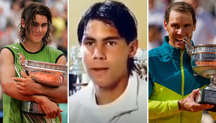 'Ambition is to become great tennis player': Nadal's interview at age ...