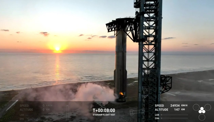 SpaceX's Mechazilla successfully caught Starship Super Heavy Rocket ...