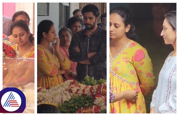Amulya brother Deepak Aras funeral in Sumanahalli Hindu Rudra bhoomi ...
