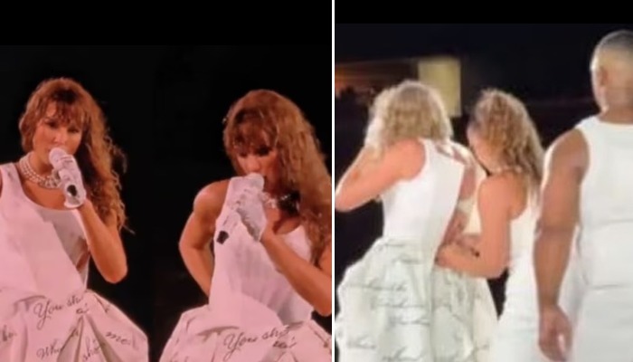 Watch: Taylor Swift's 'Oops Moment' during Eras Tour in Miami (VIDEO ...