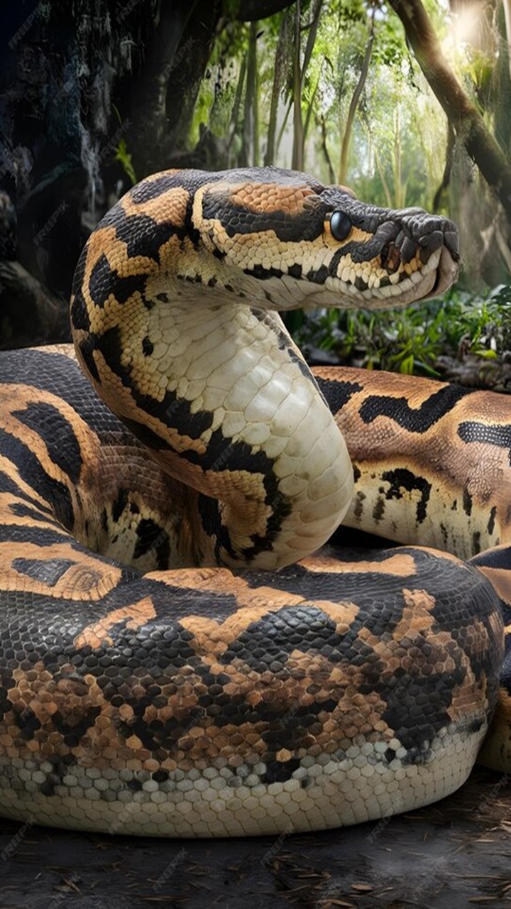 जहर नहीं फिर भी खौफनाक है ये सांप, इंसान खाने से हुआ बदनाम - burmese ...