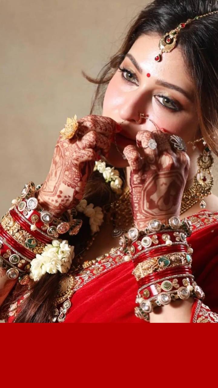 सुहागन की पहचान लाल चूड़ियां है खास, 6 Stylish तरीके से सजाएं हाथ - red ...