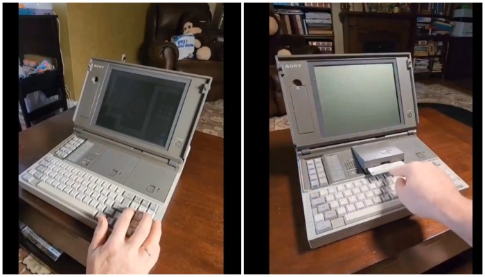 Ever wondered what a 1986 laptop looked like? Viral video of vintage ...