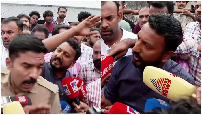 Palakkad by election update LDF BJP workers stopped udf candidate Rahul ...