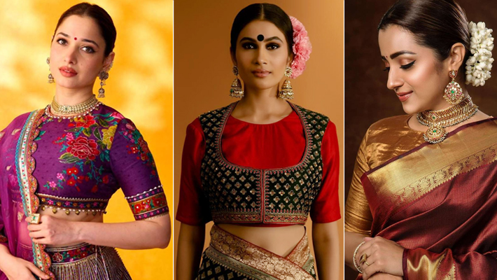 श्रृंगार से हो जाएगा खिलवाड़, Close Round Neck Blouse में न करें 5 ...