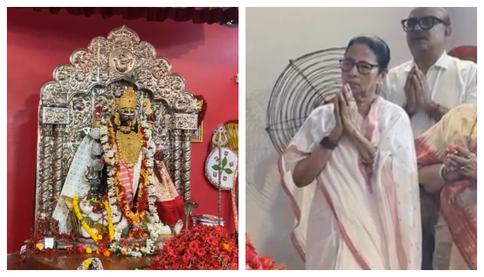 বিধানসভা উপনির্বাচনে বড় জয়ের পরেই বড়মার কাছে মমতা, পুজো দিয়ে করলেন ...