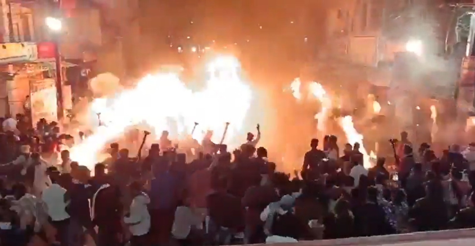 Over 50 suffer burns as massive fire erupts during torch march in MP's ...