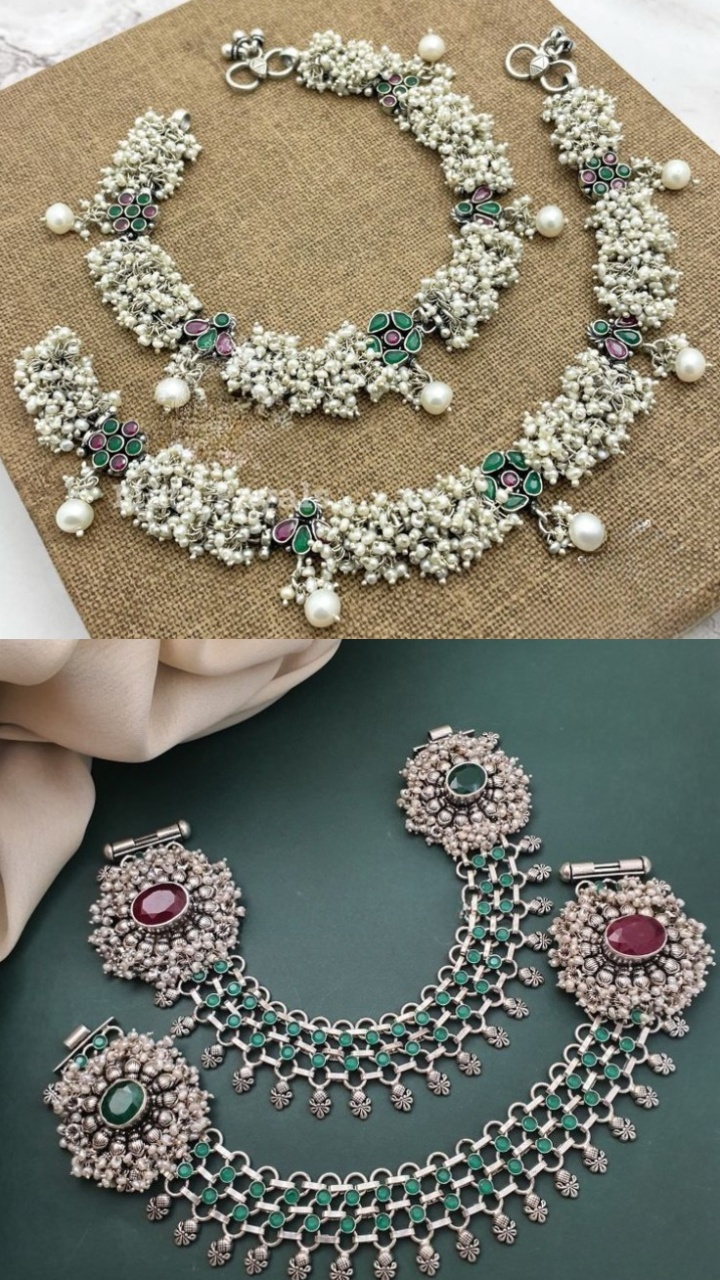 मेहताब से चमेकेंगे पैर ! शौहर के लिए पहनें पाकिस्तानी पायल की 8 डिजाइन - pakistani silver payal ...