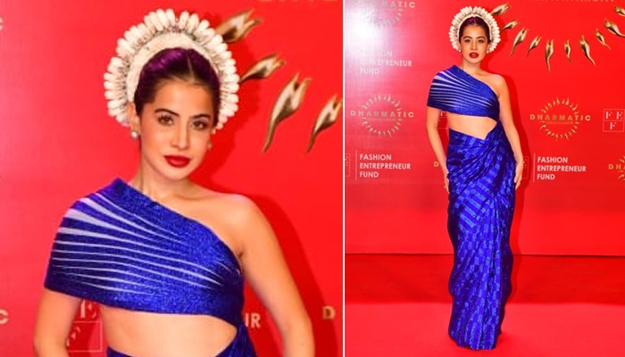 PHOTOS: Uorfi aka Urfi Javed looks gorgeous in shimmery saree like a ...