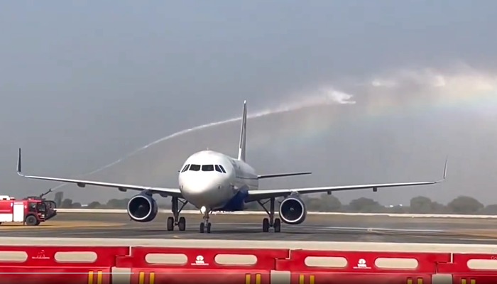 BIG NEWS! First test flight lands at Noida's Jewar Airport, IndiGo gets ...