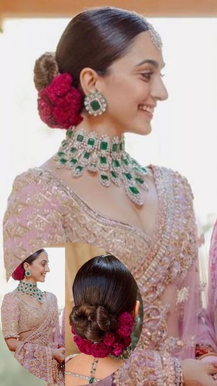 Latest 5 Flower Bun Look| गजरा-परांदा हुआ पुराना, जुड़ा को सजाएं इन ...