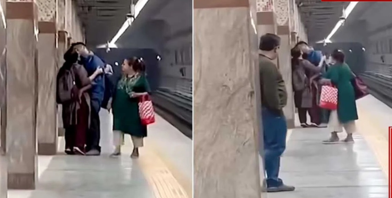 On camera, couple caught kissing, indulging in PDA at Kolkata metro station, viral clip sparks ...