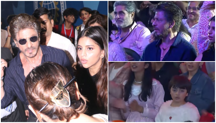 Shah Rukh Khan beams with pride as AbRam performs; dances with kids at son's school annual day ...