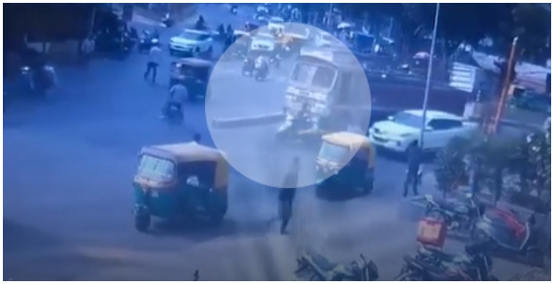 Man and his granddaughter died after a truck ran over a two wheeler in ...