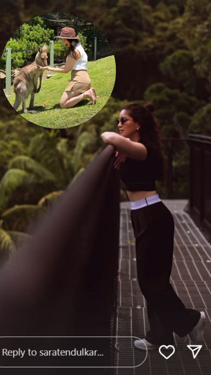 ऑस्ट्रेलिया घूमते-घूमते जंगलों में जा पहुंची सारा तेंदुलकर, फैंस हैरान ...