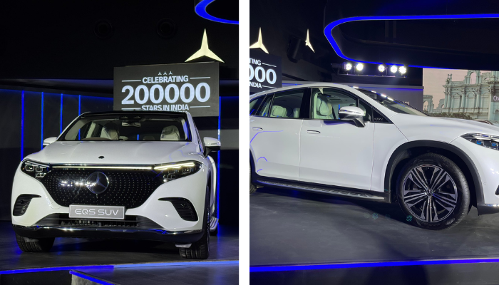 Mercedes Benz EQS 450 SUV launched in India | Check price, battery ...