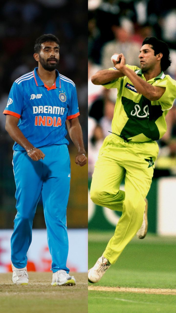Jasprit Bumrah Vs Wasim Akram: Who has best ODI stats as a fast bowler | Asianet Newsable