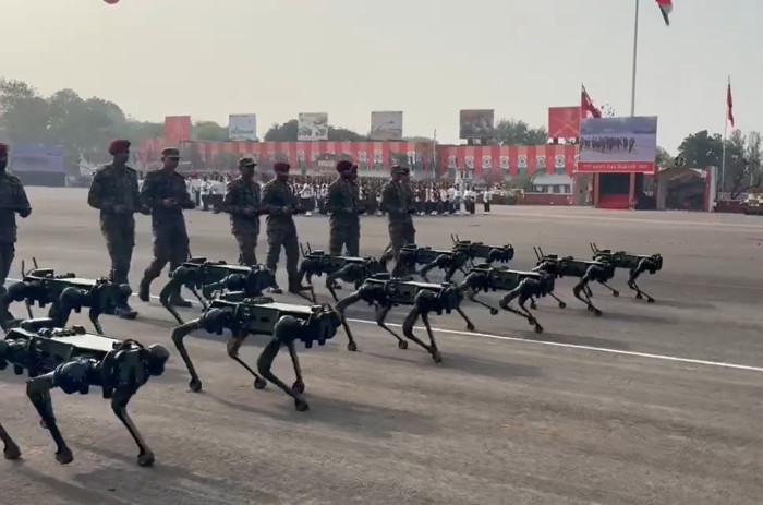 Indian Army showcases robotic mules at Army Day Parade, paving way for ...