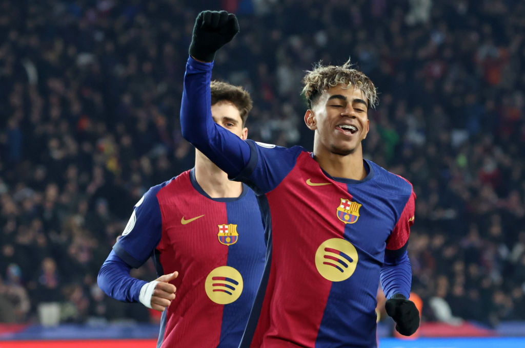 'Only behind Messi': Gavi hails Barcelona teammate Yamal as best in the ...