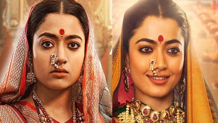 Rashmika Mandanna का राजसी अवतार, छावा में येसुबाई का फर्स्ट लुक ...