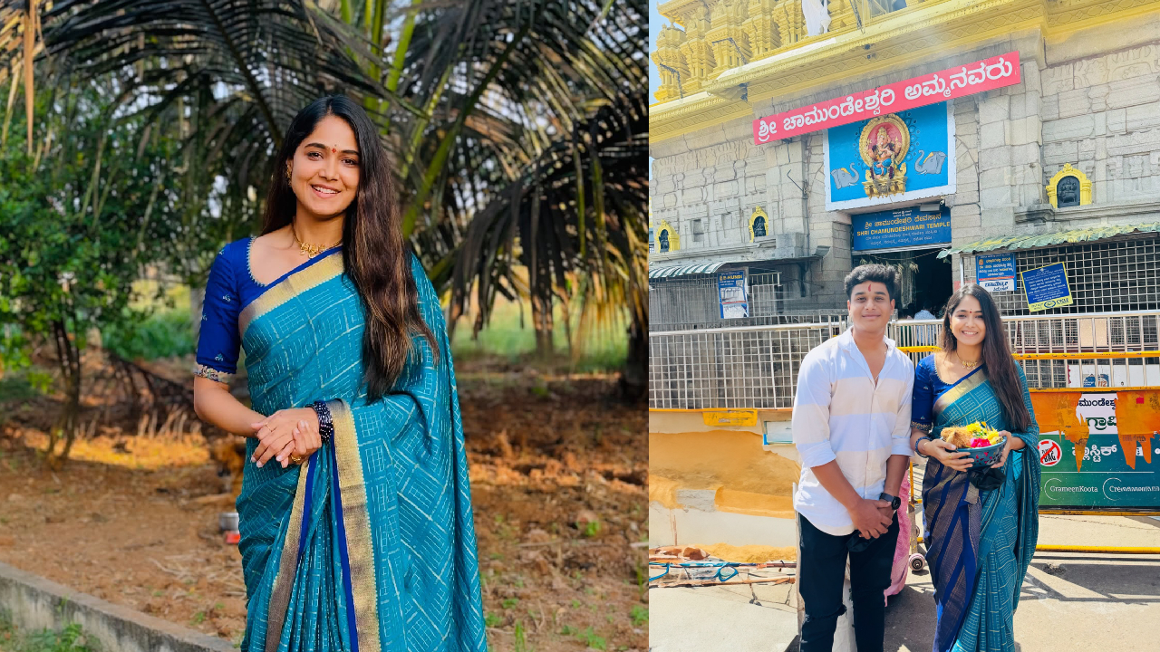 Divine Visit! Bigg Boss Kannada 11's Mokshitha Pai Offers Prayers at ...