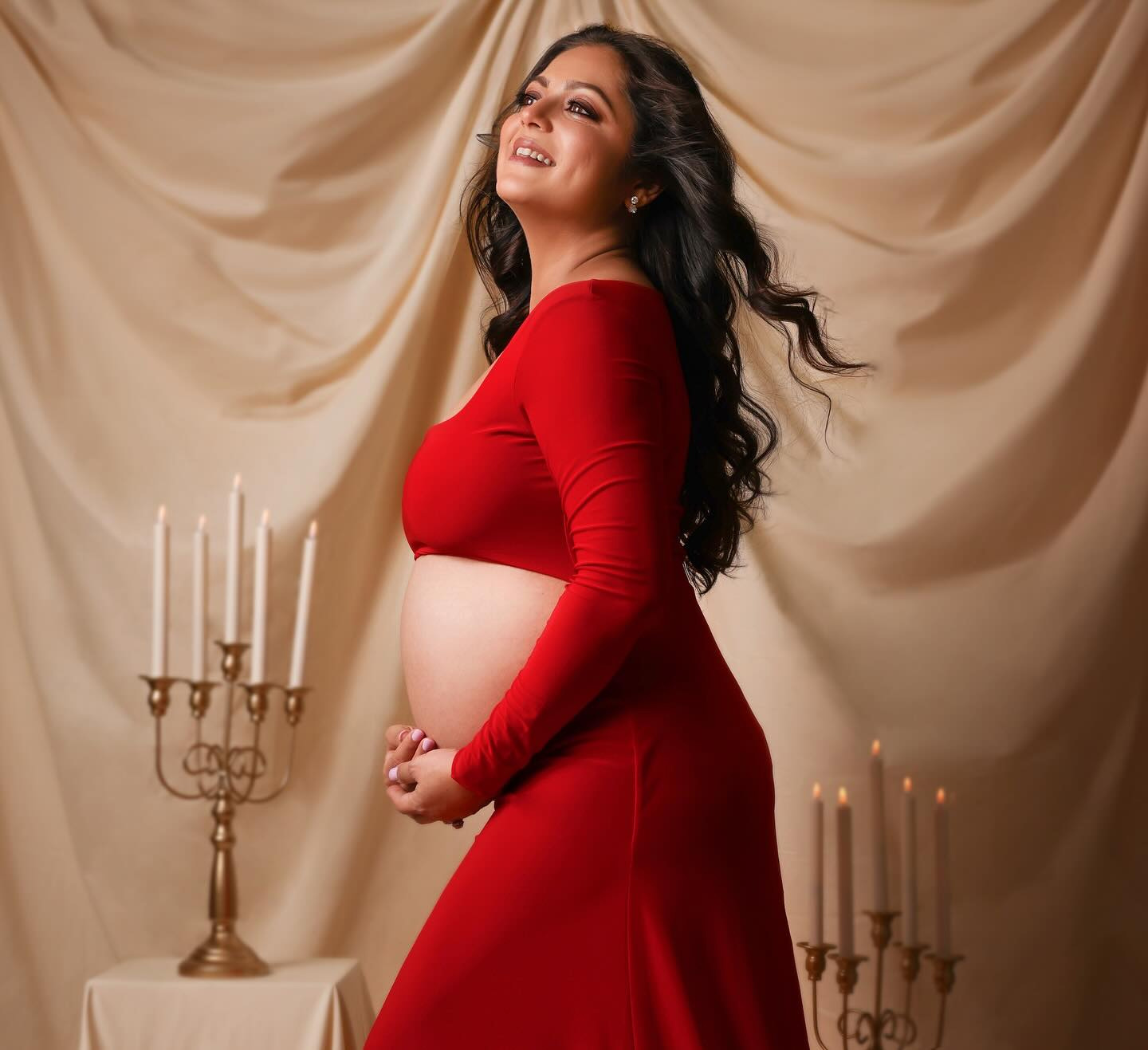 Drashti Dhami sparks buzz of second pregnancy after flaunting baby bump ...