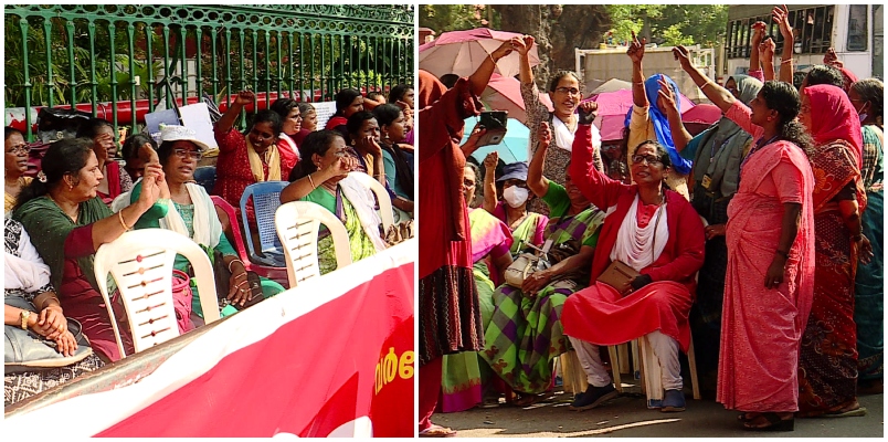 Police notice to kerala asha workers protest | എട്ടാം ദിവസവും ...