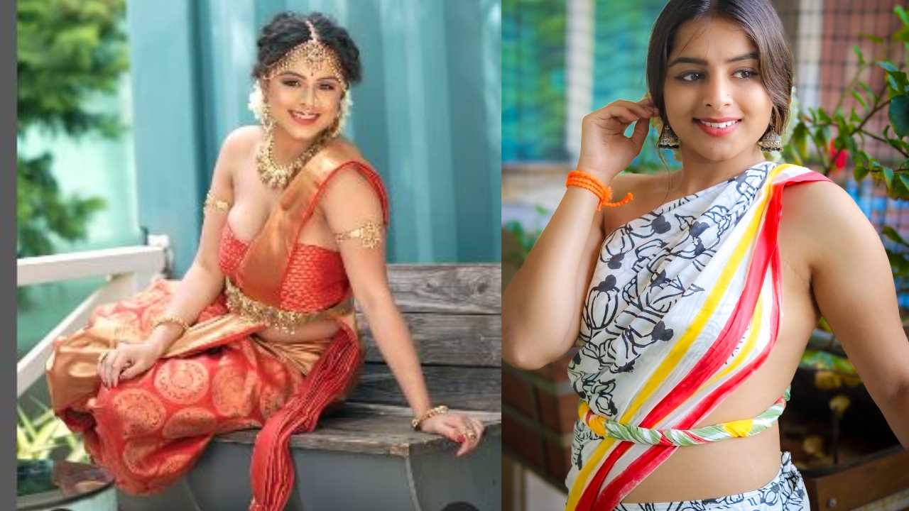 Mithuna Rashi Actress Vaishnavi's Saree Photos Without Blouse Go Viral | ಬ್ಲೌಸ್‌ ಇಲ್ಲದೆ ...
