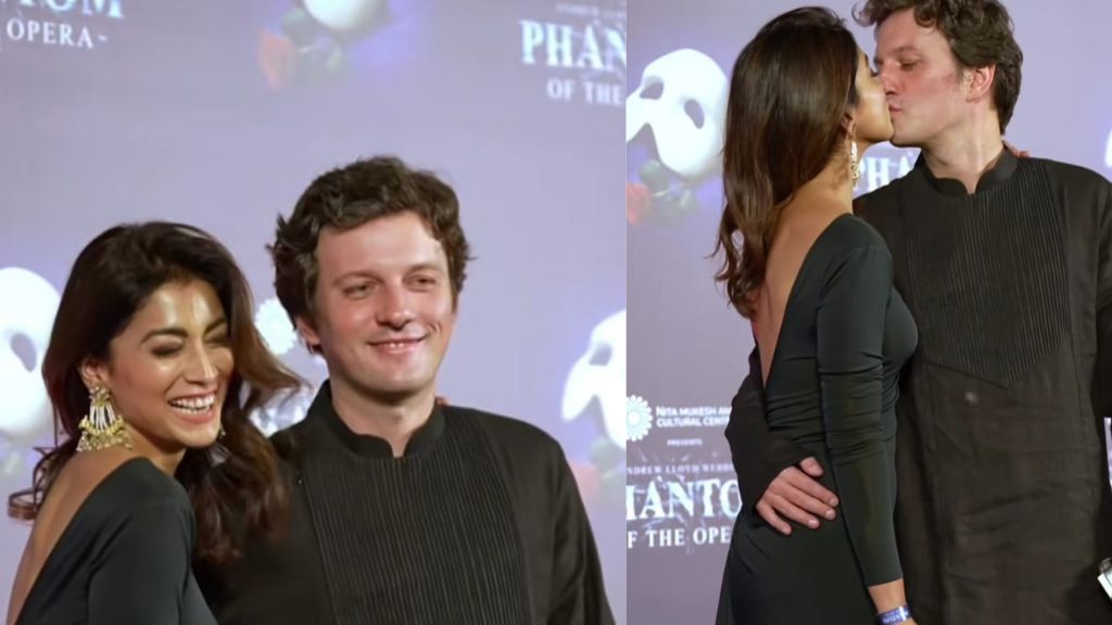 Shriya Saran's Romantic Moment! Actress Locks Lips with Husband in ...