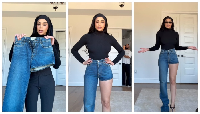 Unique One Legged Jeans Pant ಫ್ರೆಂಚ್ ಲಕ್ಸುರಿ ಬ್ರ್ಯಾಂಡ್‌ನಿಂದ 38,000 ರೂ ...