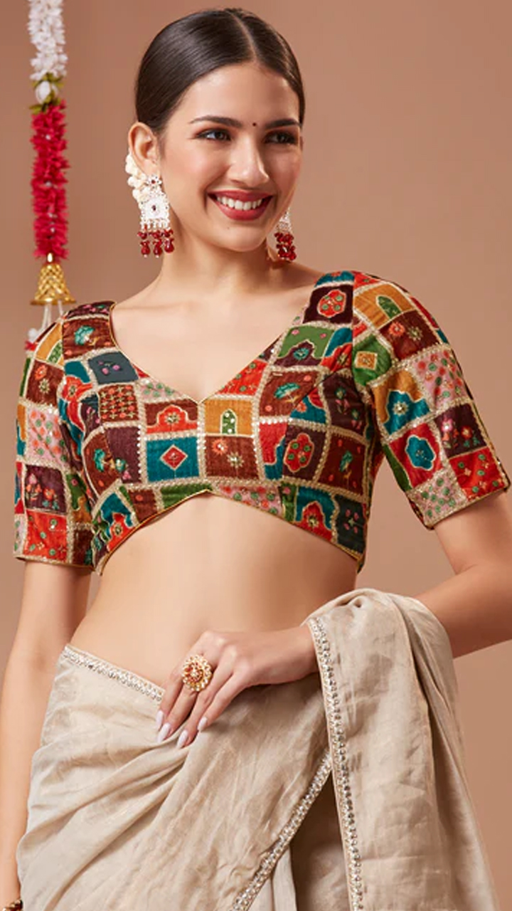 7 Multicolor Blouse Designs Under Rs 250 for Holi Celebrations- Asianet Newsable