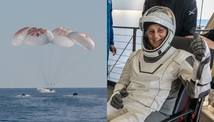 NASA astronaut Sunita Williams safely returns after 9 months; Family ...