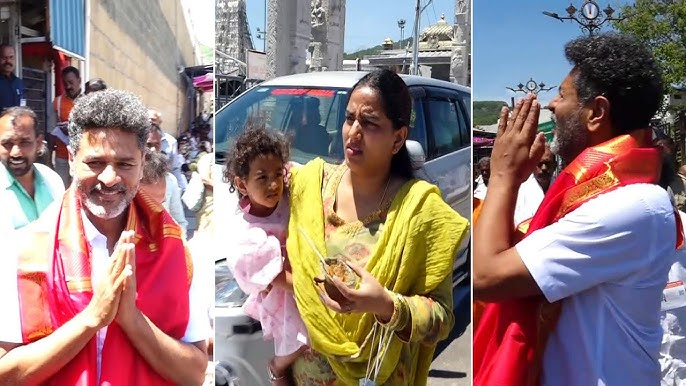(PHOTOS) Prabhu Deva at Tirupati: Tamil star's surprise visit with ...