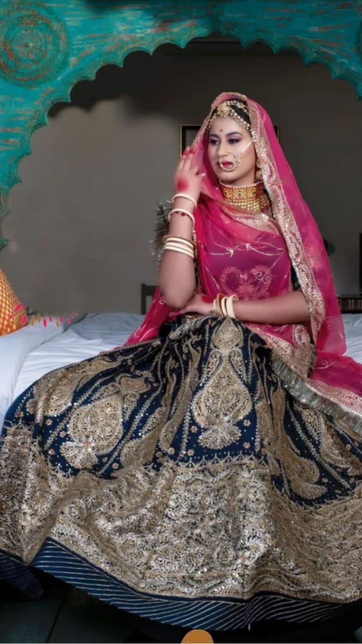 Rajputi Poshak Design For Gangaur Puja: गणगौर में पहनें राजपूती पोशाक ...