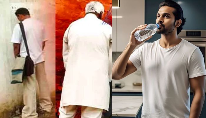 Drink water immediately after peeing ಮೂತ್ರ ವಿಸರ್ಜನೆ ಬಳಿಕ ನೀರು ...