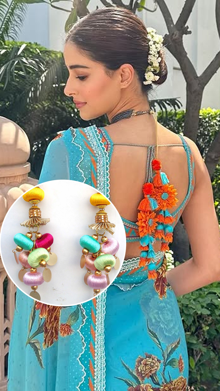 दाम लगेगा दोगुना! सादा ब्लाउज+सूट में लगाएं Handmade Latkan - handmade ...