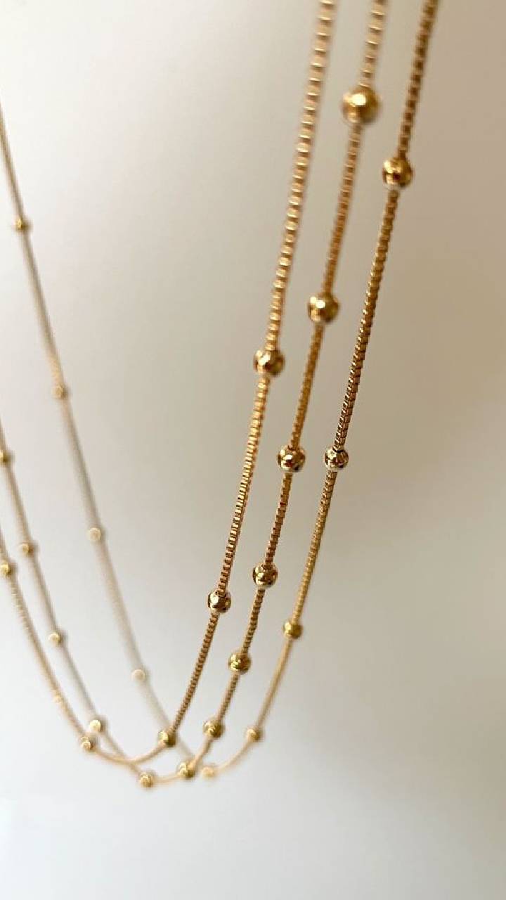 सिंपल चेन को करें थोड़ा अपग्रेड, खरीदें 6 भारी+मजबूत गोल्ड बीडेड चेन ...