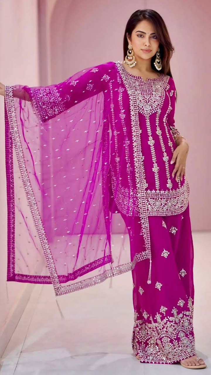 Royal Look: Avika Gor's Elegant Suit Sets for Wedding Season- Asianet ...