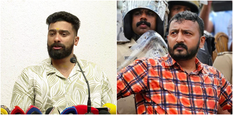 palakkad bjp district president prashanth shivan about threat against ...