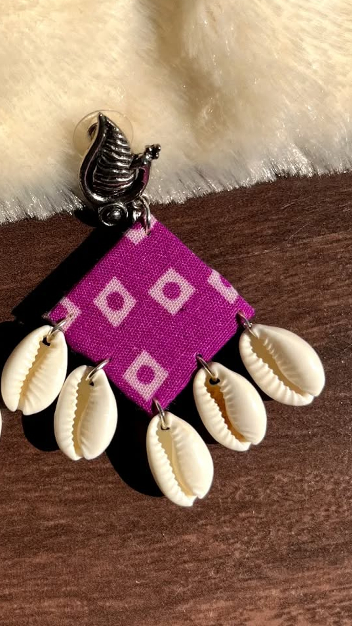 DIY Trendy Cowrie Shell Earrings- Asianet Newsable