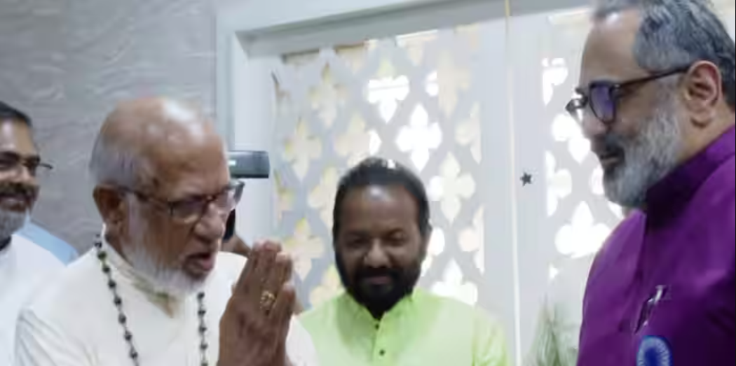 Kerala BJP chief Rajeev Chandrasekhar meets Cardinal Alencherry, says ...