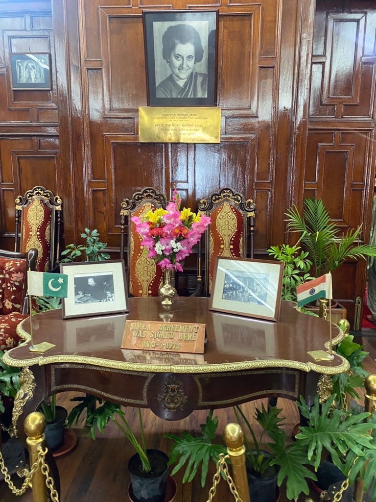 Simla Agreement: সিমলা ঐতিহাসিক রাজভবন থেকে উধাও পাক পতাকা! | Pakistani ...