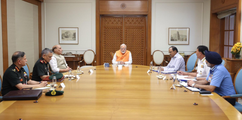 High level meeting at PM Modi's official residence in Delhi - Pahalgam ...