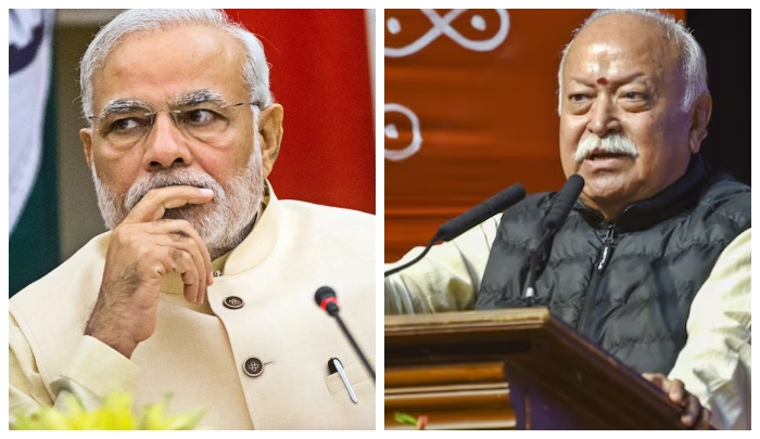 RSS Chief Mohan Bhagwat meets PM Narendra Modi - RSS Chief Mohan ...