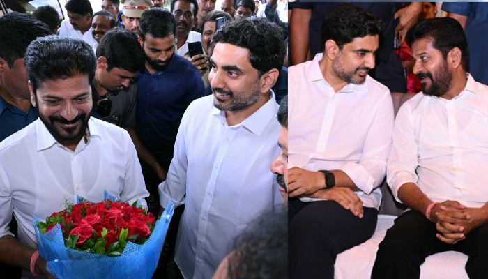ఒకే వేదిక‌పై రేవంత్‌, లోకేష్‌.. - Revanth and Lokesh Attend AP Wedding ...